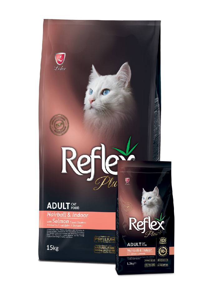 Reflex Plus Adult Cat Food Hairball & Indoor - Pro Feeds
