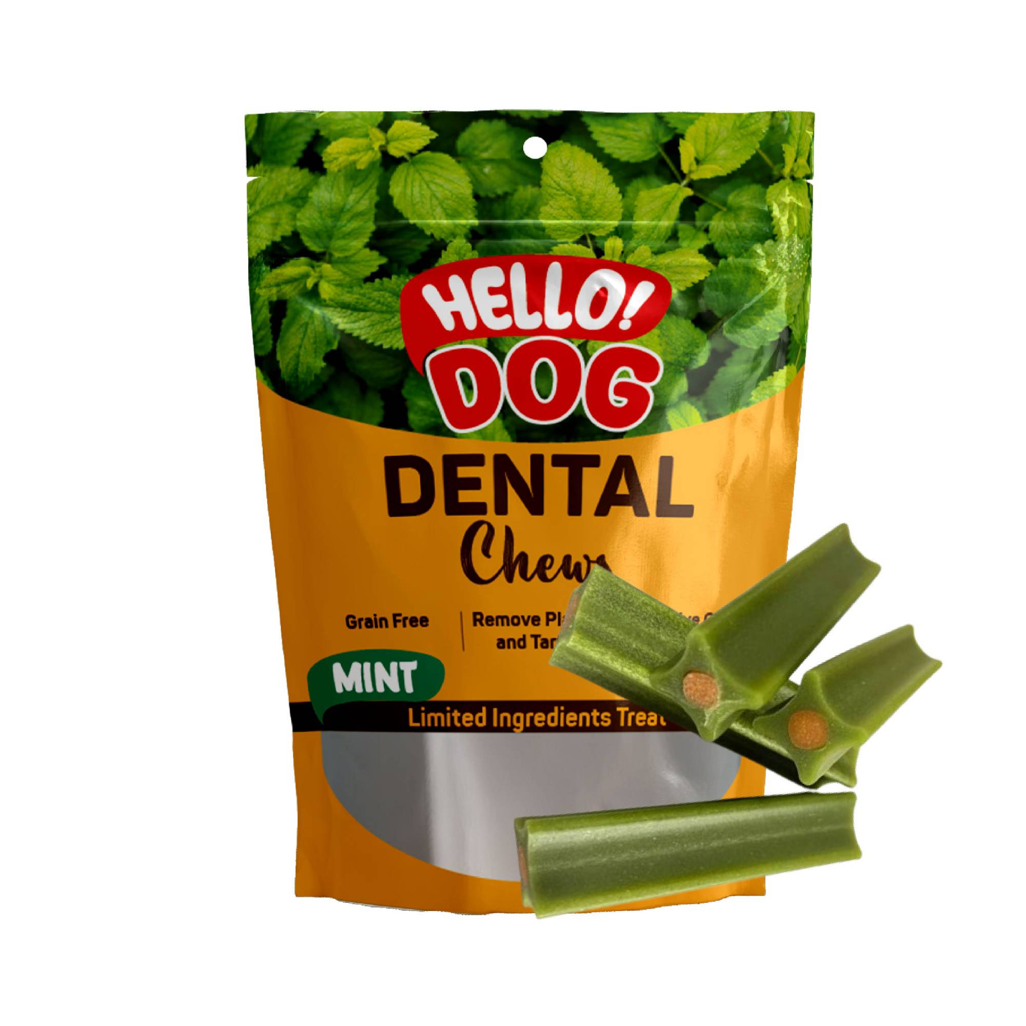 Hello Dog Dental Chew Mint with Chicken Stix